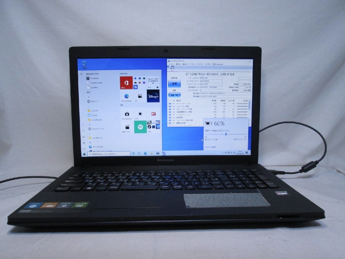 Yahoo!オークション - Lenovo G505 59417049 AMD E1-2100 1.0GHz 4GB 3...