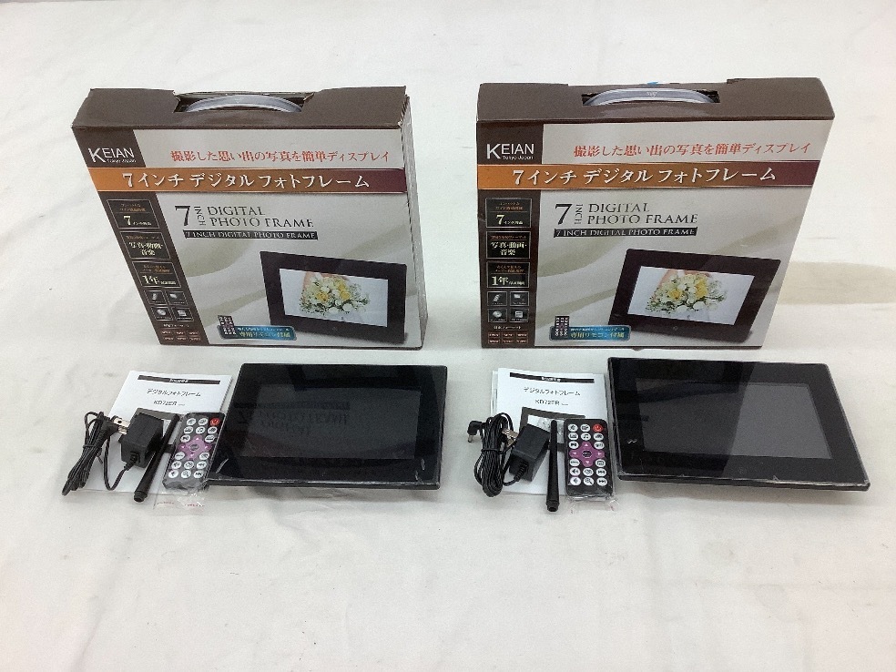 Yahoo!オークション - KEIAN 7インチデジタルフォトフレーム KD72ER-B ...