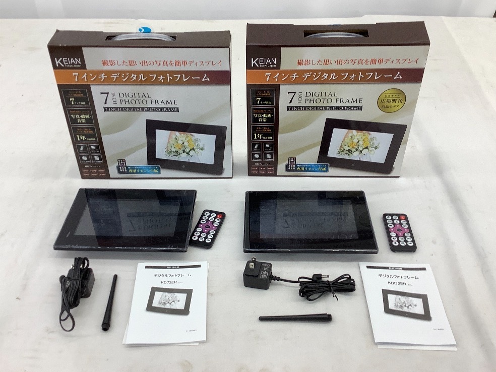 Yahoo!オークション - KEIAN 7インチデジタルフォトフレーム KDI72ER-B...