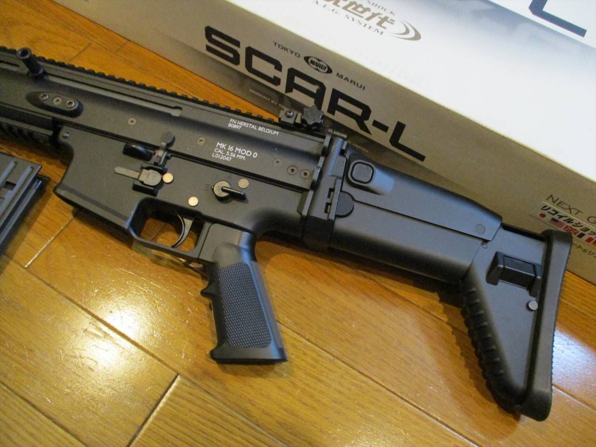Yahoo!オークション - 美品 東京マルイ 次世代SCAR-L CQC BKカラー 電...