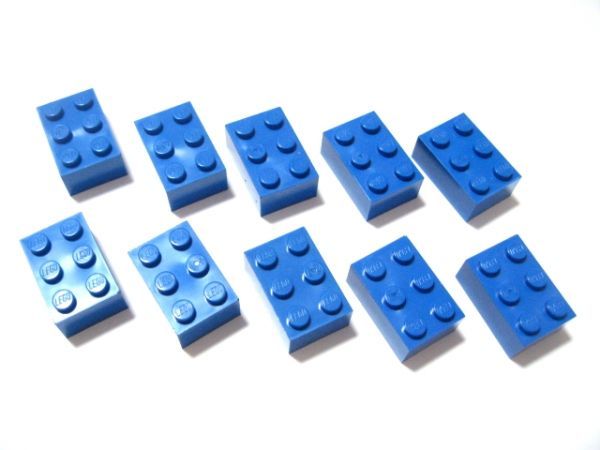 Yahoo!オークション - 凸レゴ凸 %3002 2x3ブロック（青） 10個