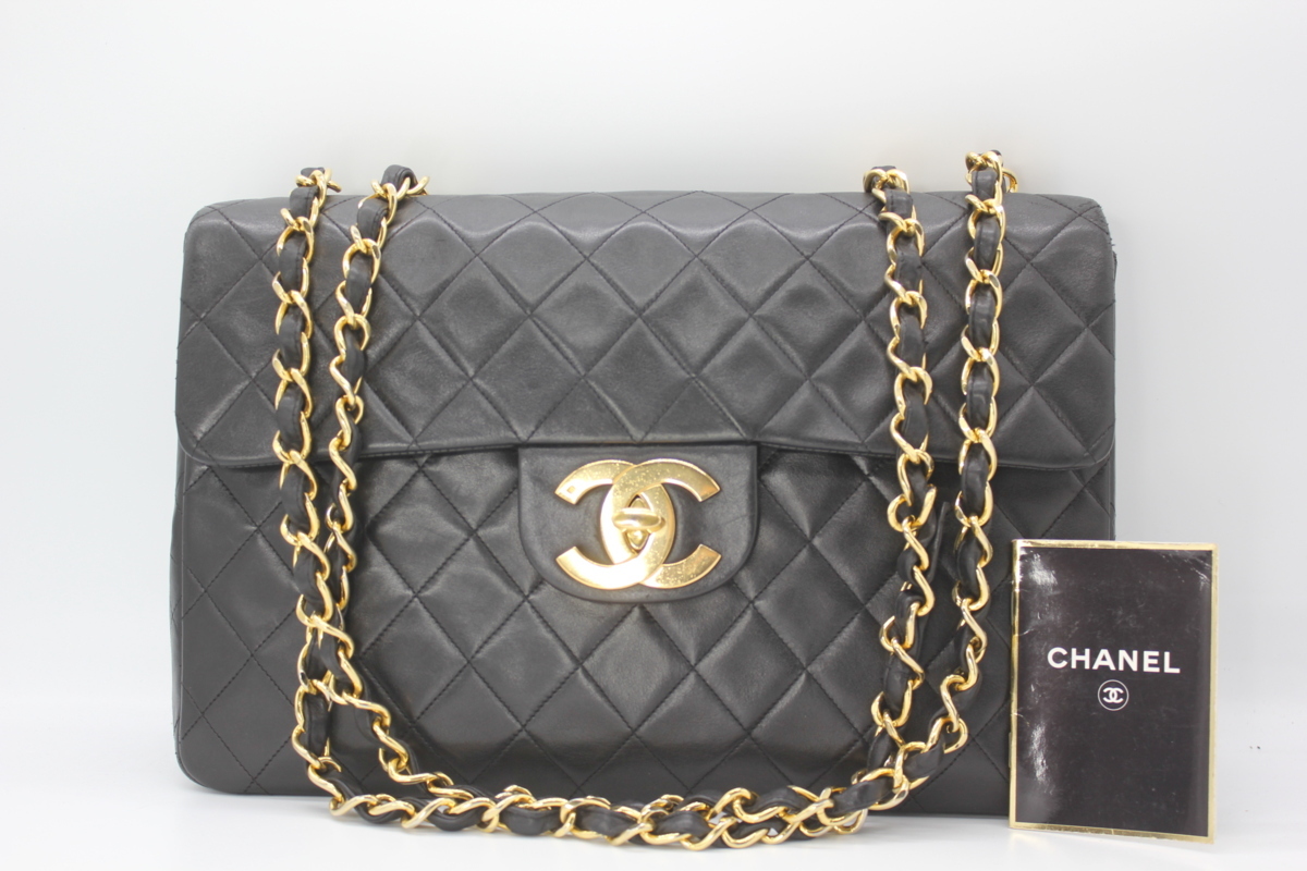 Yahoo!オークション - ヤフオク特価 E163 美品 シャネル デカマトラッ...