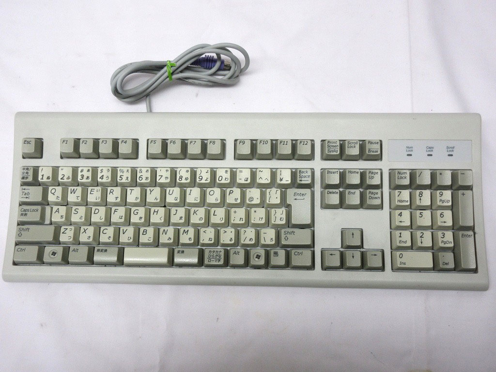 Yahoo!オークション - 02K187 NEC PS/2端子 日本語キーボード [KB-3920...