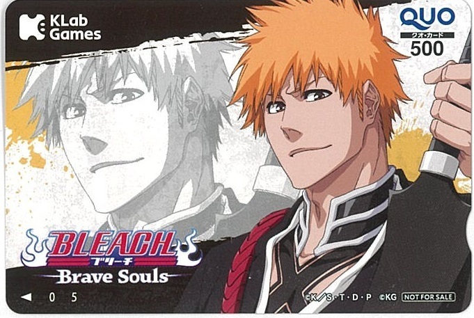 Yahoo!オークション - QUOカード500円分 BLEACH KLab Games【管理4420...