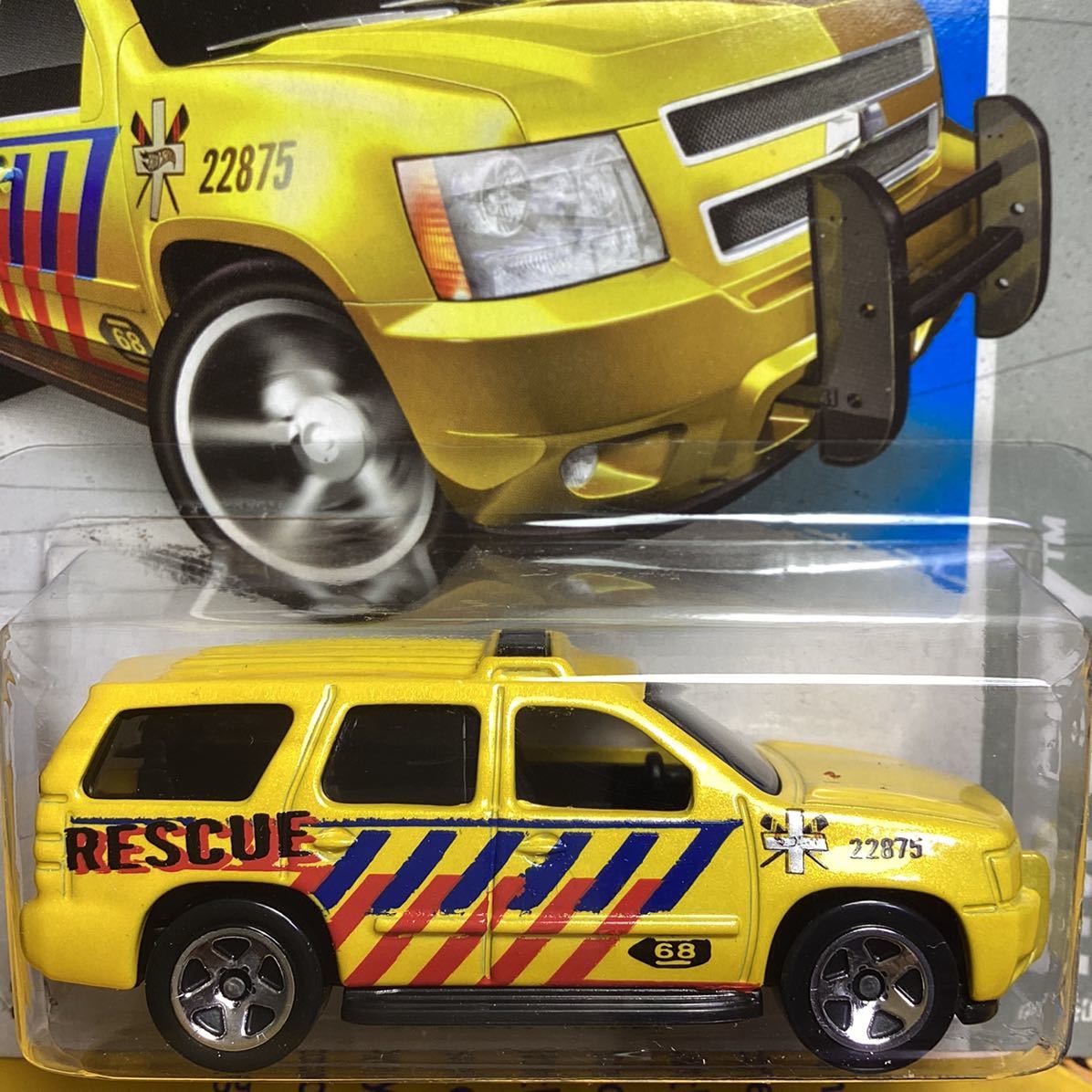 Yahoo!オークション - ホットウィール '07 シェビー タホ 黄色 レスキ...