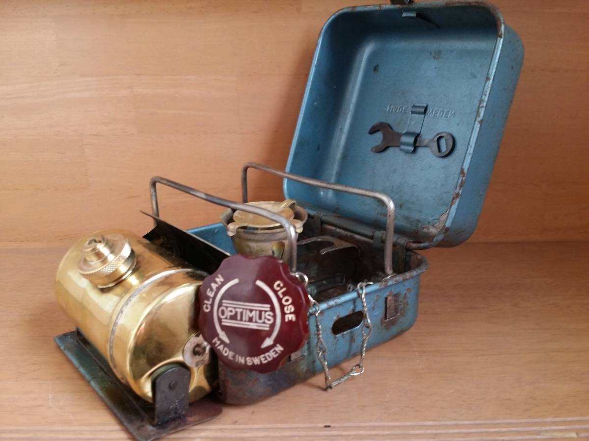 Yahoo!オークション - Optimus 8R 初期型 燃焼OK ビンテージ ストーブ...