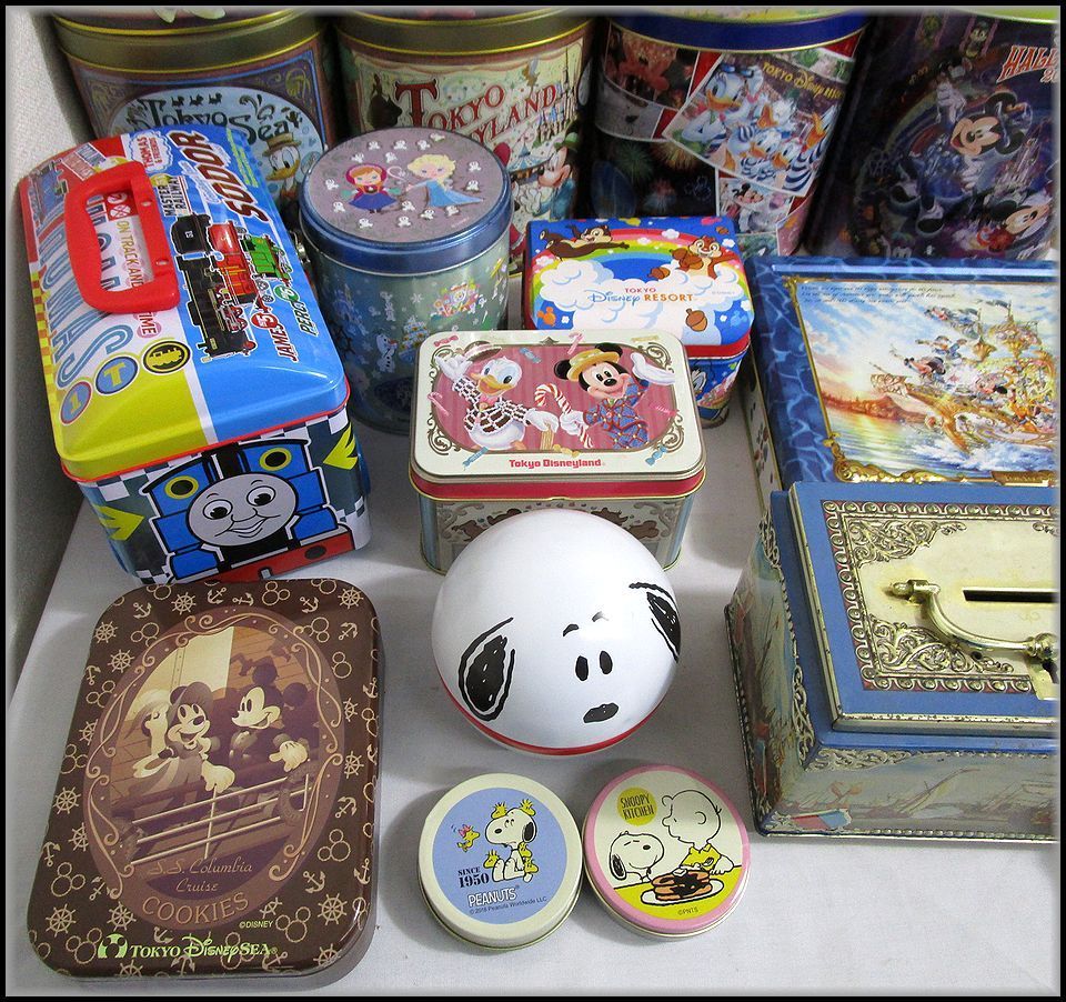 Yahoo!オークション - [ZEROnet] 缶ケース 43点セット 菓子缶 空き缶 ...