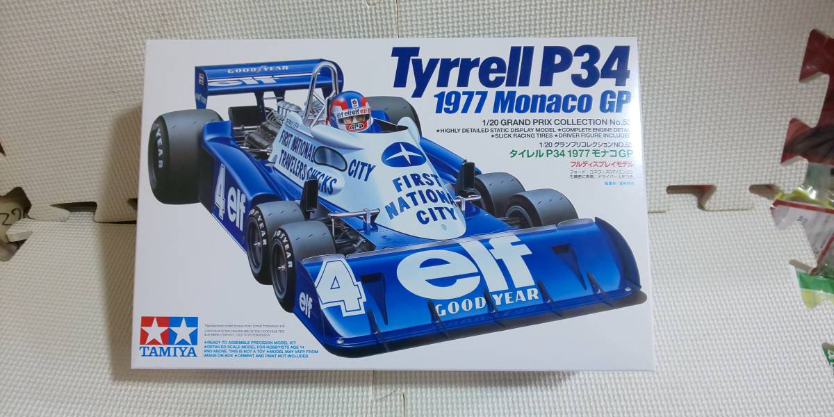 Yahoo!オークション - タミヤ 1/20 タイレルP34 1977モナコGP グランプ...