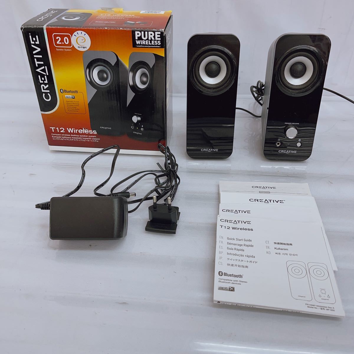 Yahoo!オークション - BA109 【動作品】Creative T12 wireless スピー...