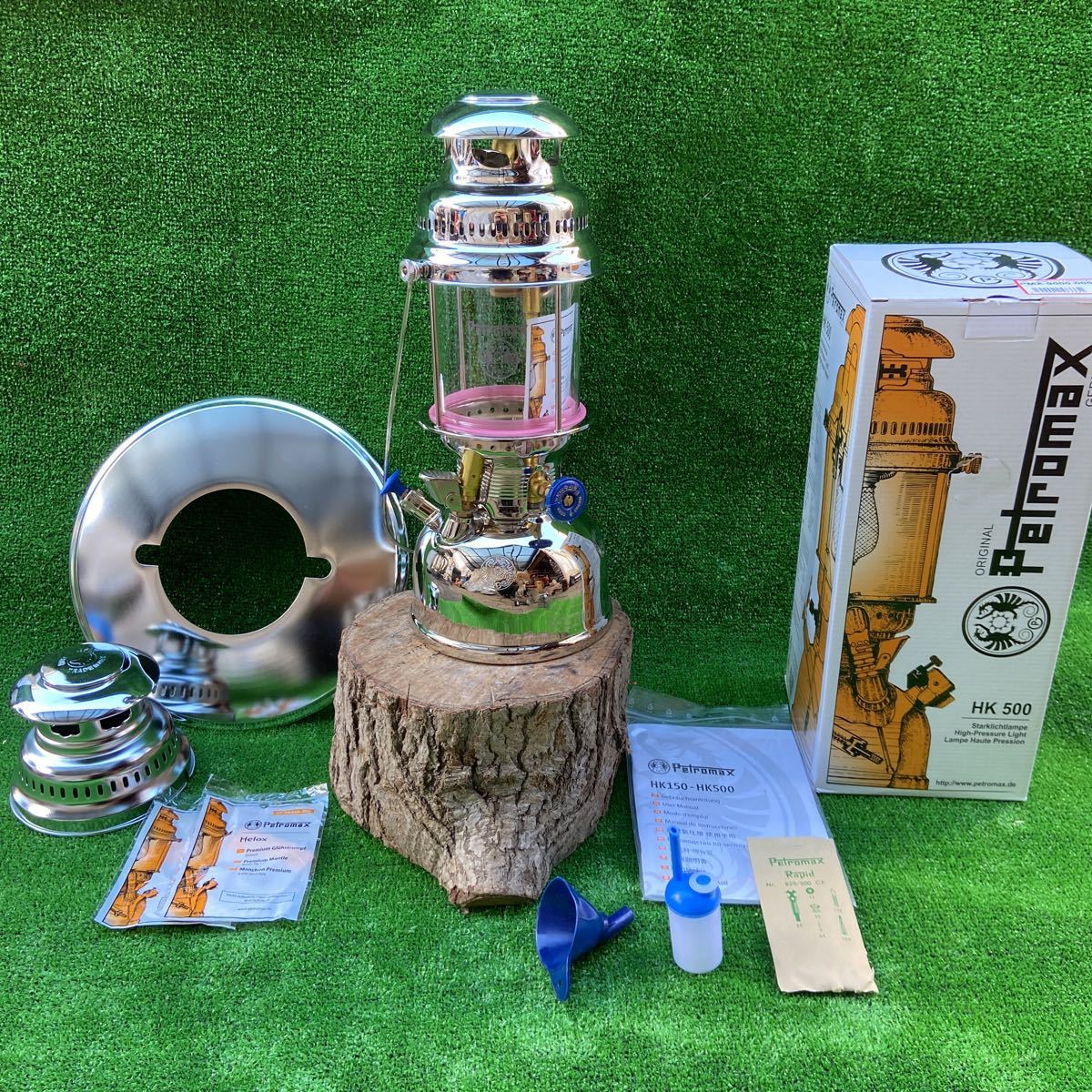Yahoo!オークション - ペトロマックス hk500 灯油ランタン 社外トップ...