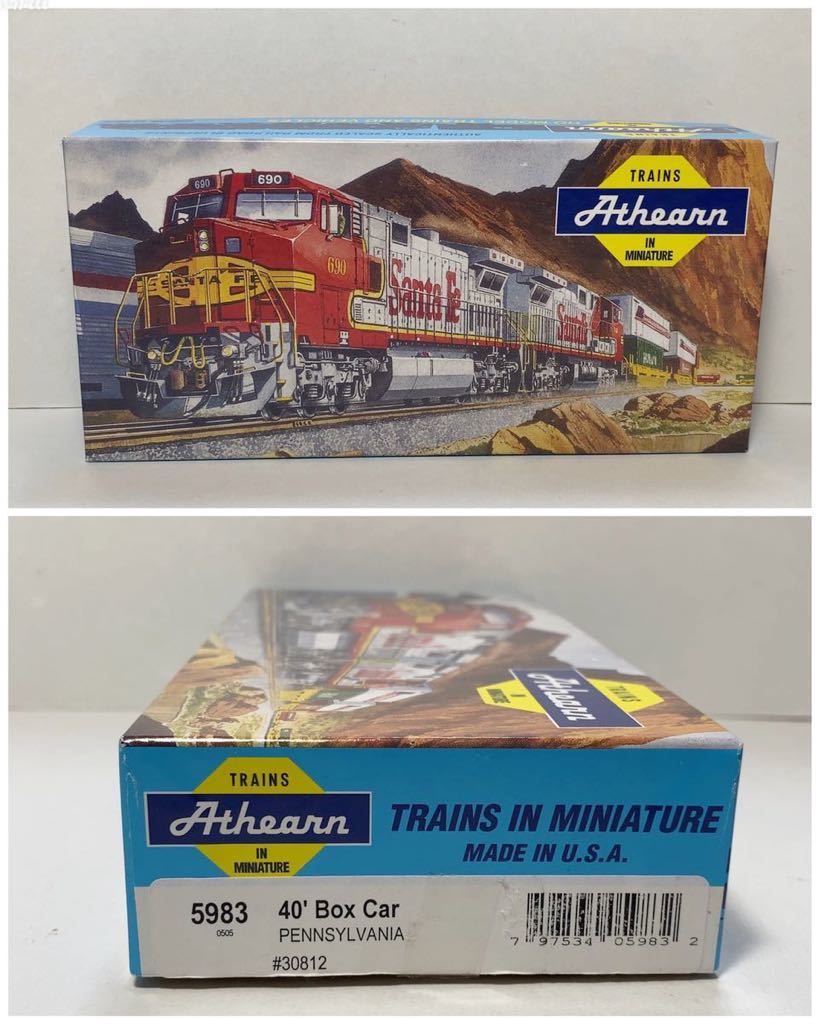 Yahoo!オークション - Athearn アサーン 5983 40’ BOX CAR PENNSYLVAN...