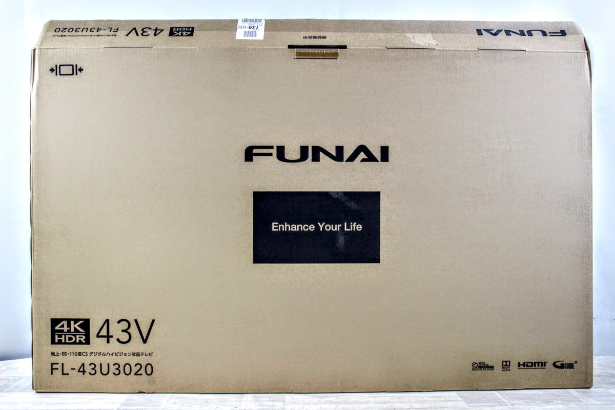 Yahoo!オークション - No.532 FUNAI FL-43U3020 43インチ 液晶テレビ 2...