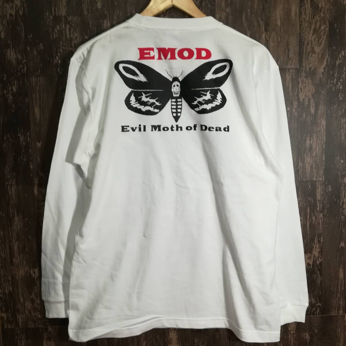 Yahoo!オークション - EMOD・蛾・武装戦線・ワースト・ロンT長袖・白・...