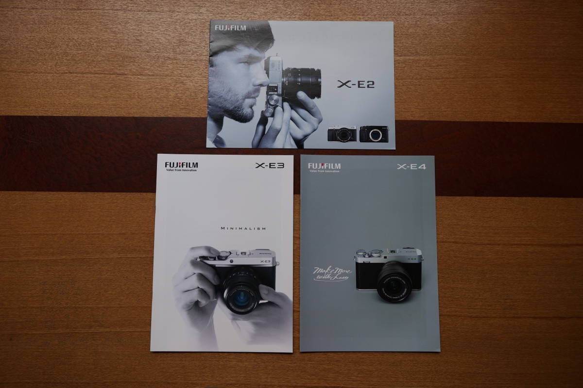 Yahoo!オークション - 富士フイルム X-E2 X-E3 X-E4 カタログ 3冊セッ...