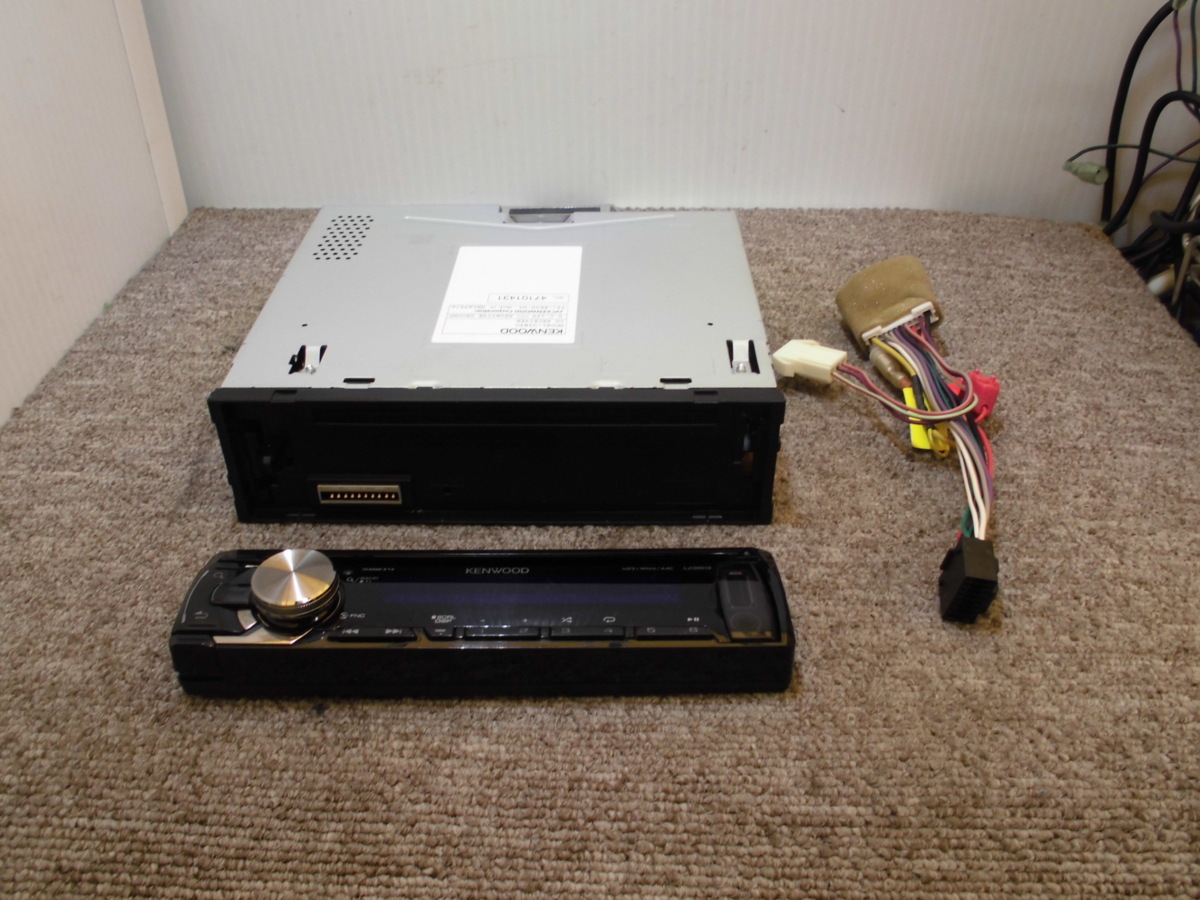 Yahoo!オークション - 日産純正OP ケンウッド KENWOOD 1DIN CDプレ...