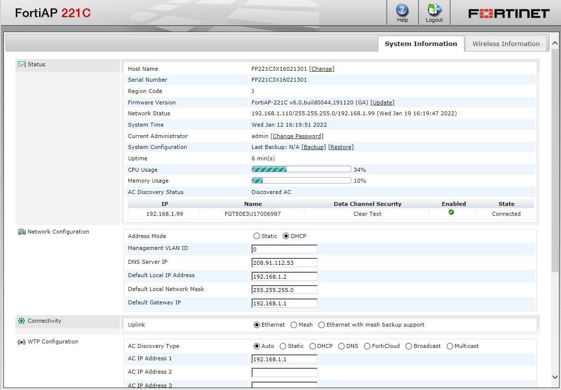 Yahoo!オークション - FORTINET 無線アクセスポイント FortiAP 221C