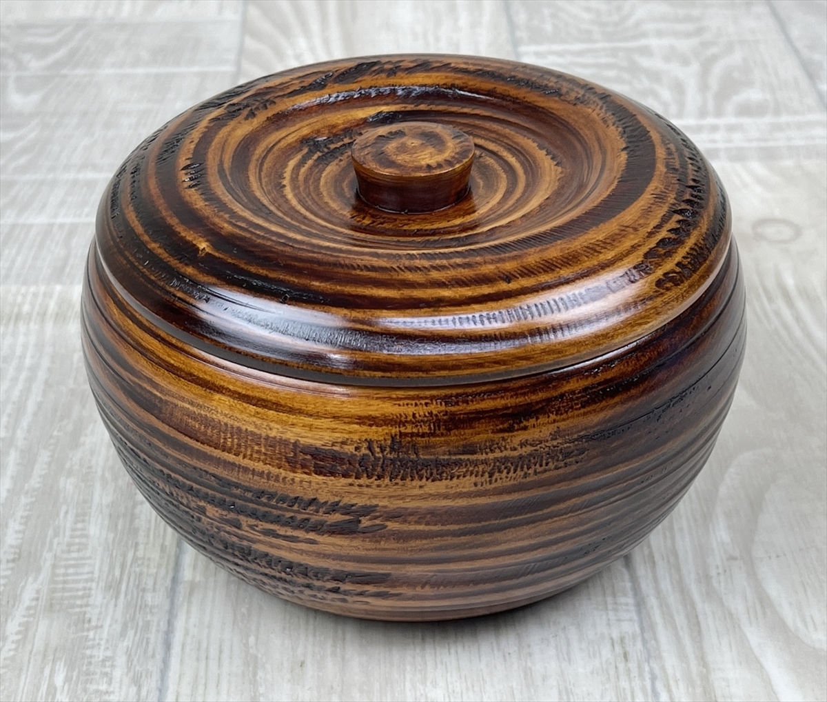 Yahoo!オークション - i158 未使用保管品 漆器 菓子器 木製 天然木 う...