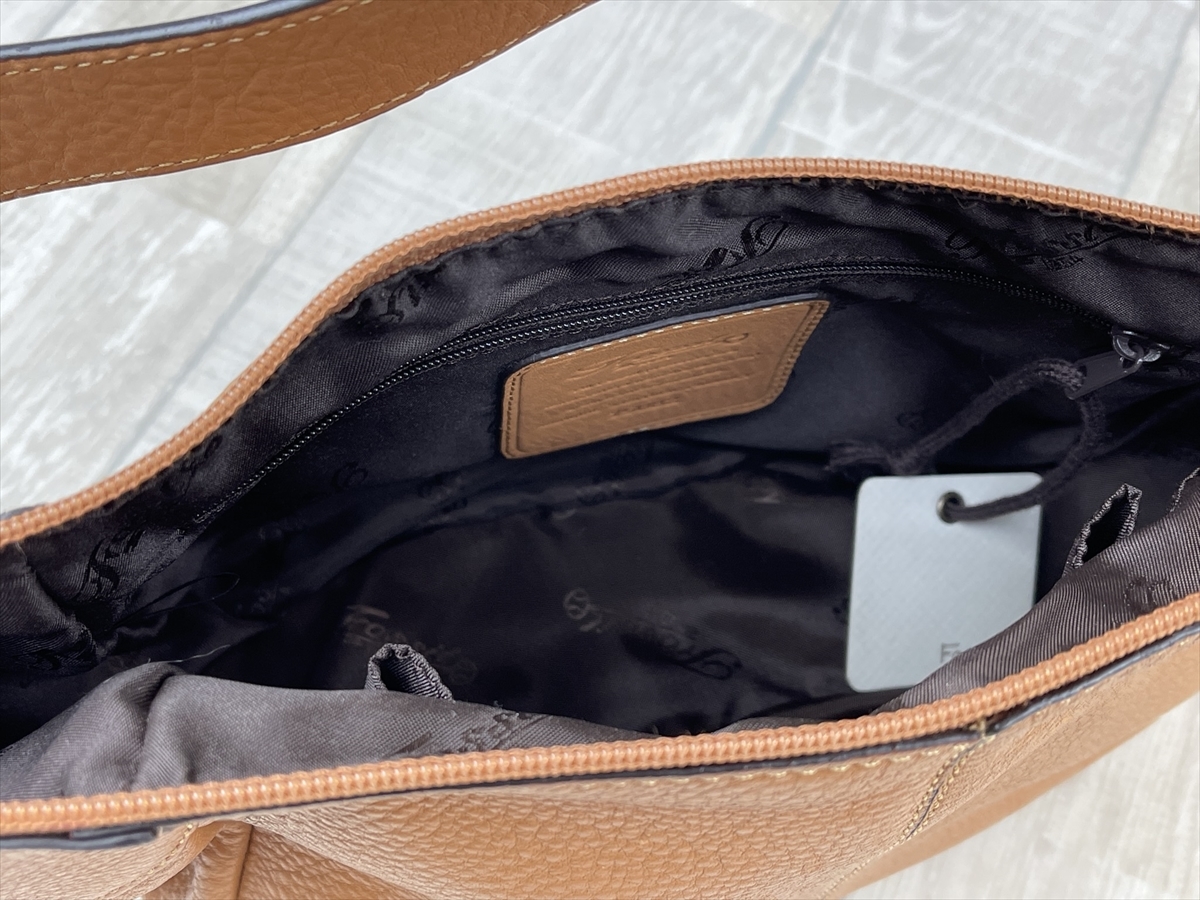 Yahoo!オークション - k693 FOSSIL フォッシル レザー ハンドバッグ