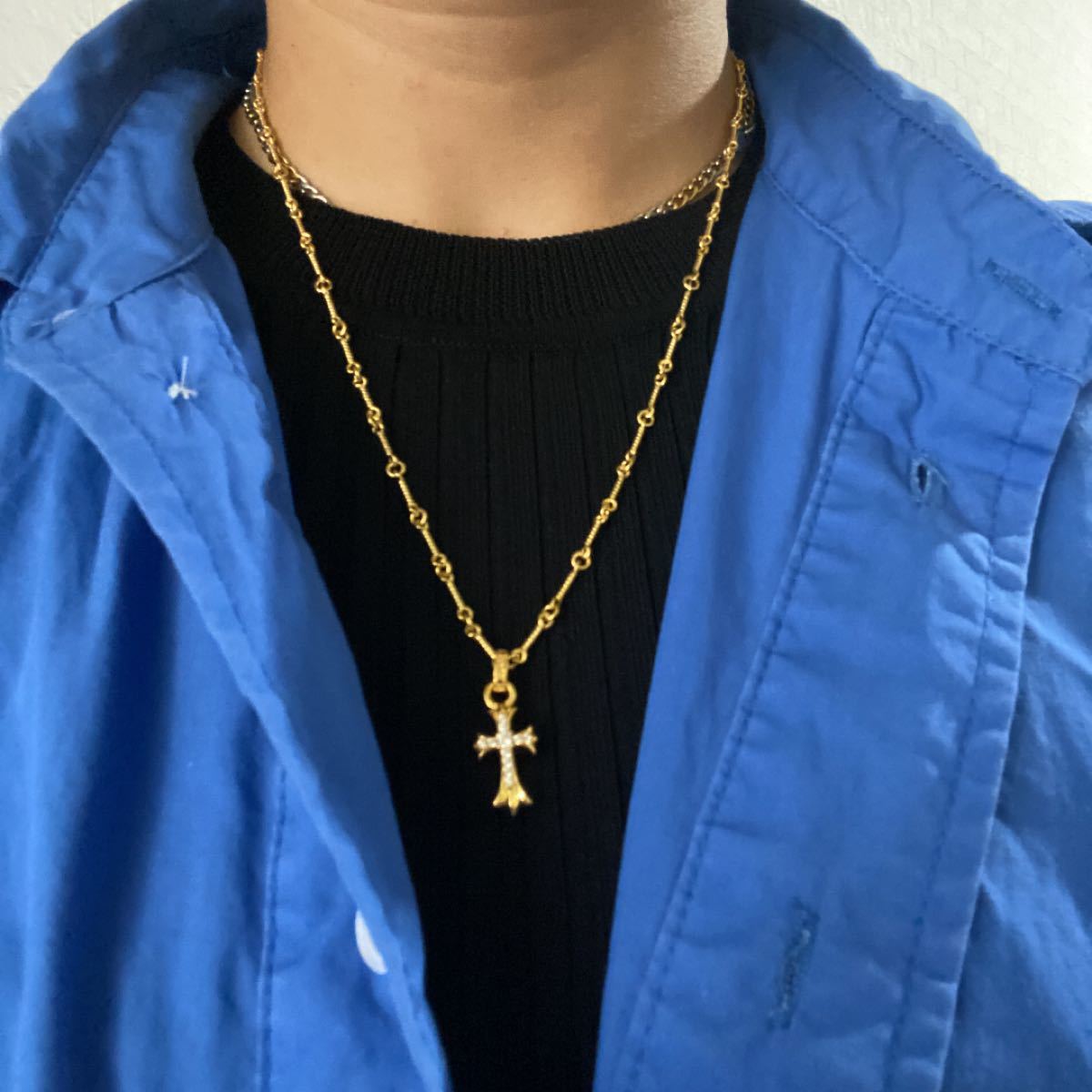 シルバー925 18k ゴールドツイストチェーン ベイビーファット シルバー925 18k ゴールドツイストチェーン ベイビーファット