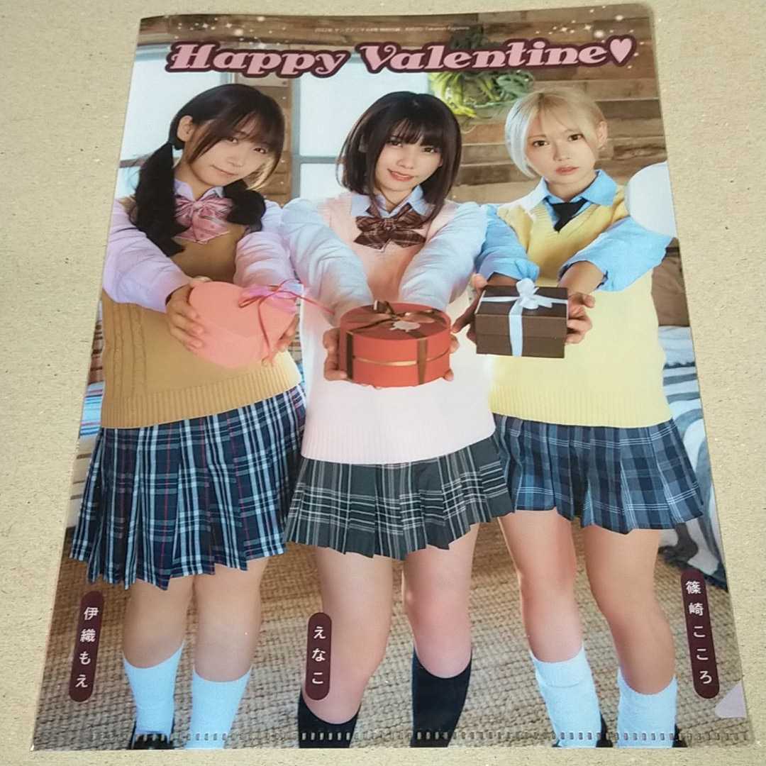 Yahoo!オークション - K314 伊織もえ＆えなこ＆篠崎こころ 両面クリア...