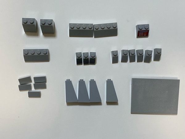 Yahoo!オークション - F49 LEGOバラパーツ 新灰 スロープ系 まとめて大...