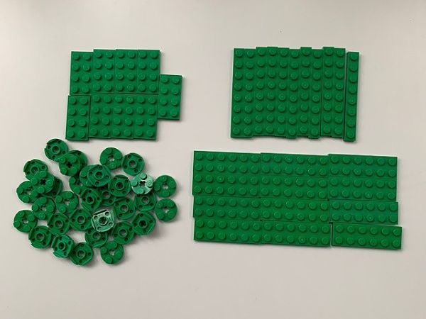 Yahoo!オークション - F227 LEGOバラパーツ 緑・グリーン プレート系 ...