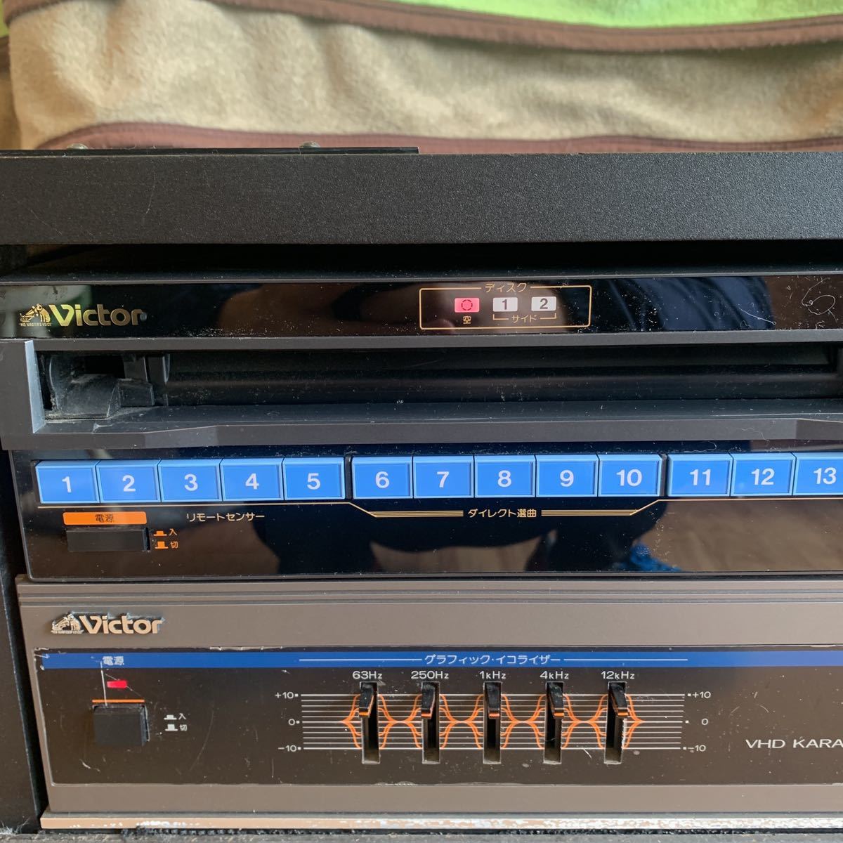 Yahoo!オークション - s〒カラオケ victor HK-R70 動作品 マイク