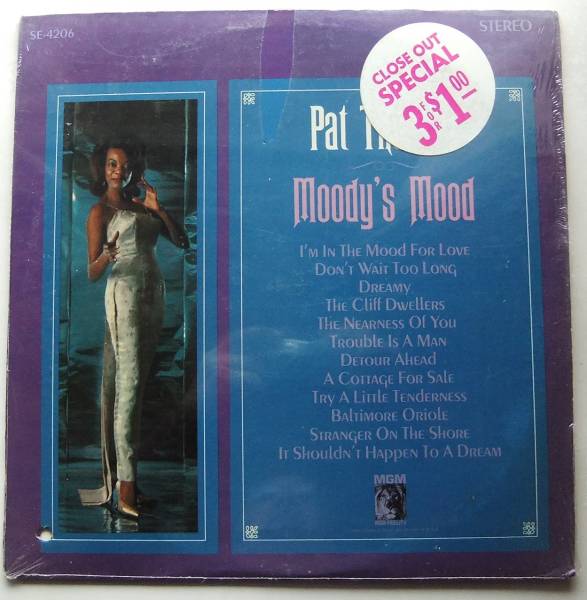 Yahoo!オークション - PAT THOMAS / Moody ' s Mood MGM SE-4206 (col...