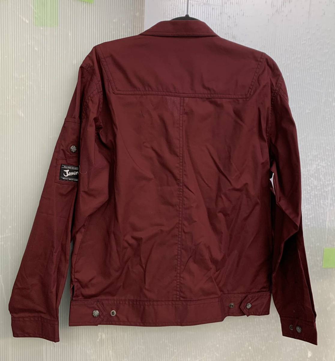 Yahoo!オークション - 【Jawin】56000 035番色 ワイン 作業着 ブルゾン...