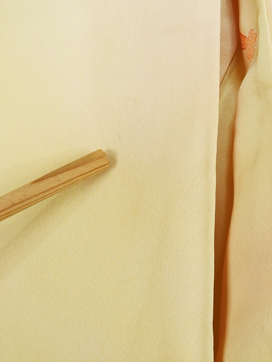 Yahoo!オークション - T162 正絹 訪問着 貝花柄紐 身丈163㎝