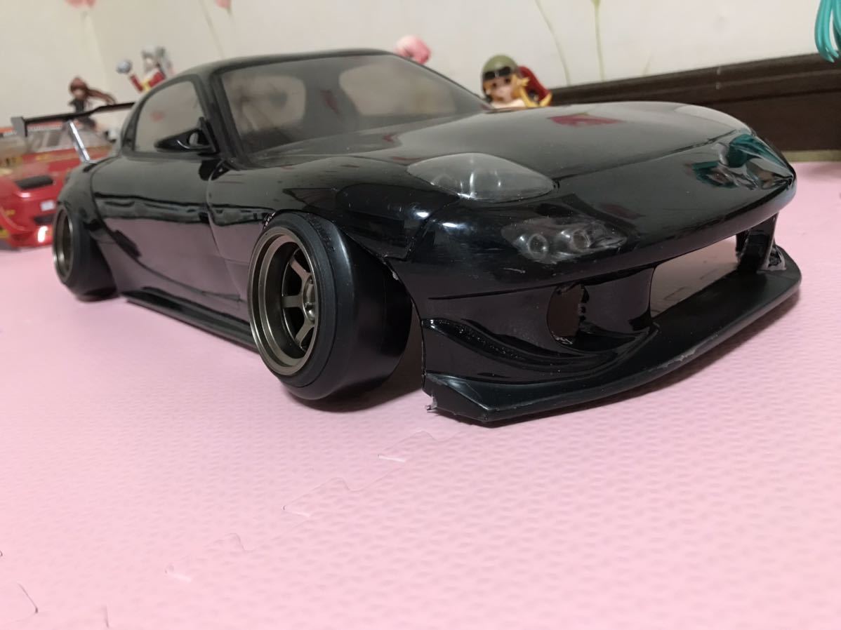 送料無料 1/10 マツダ RX-7 FD3S ラジコン ボディ ウィング付き 送料無料 1/10 マツダ RX-7 FD3S ラジコン ボディ ウィング付き