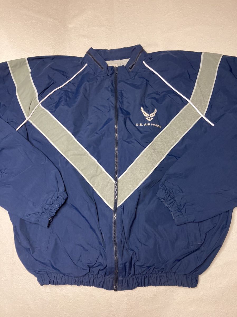 Yahoo!オークション - US AIR FORCE USAF 良好 ロゴ刺繍 PTU トレーニ...