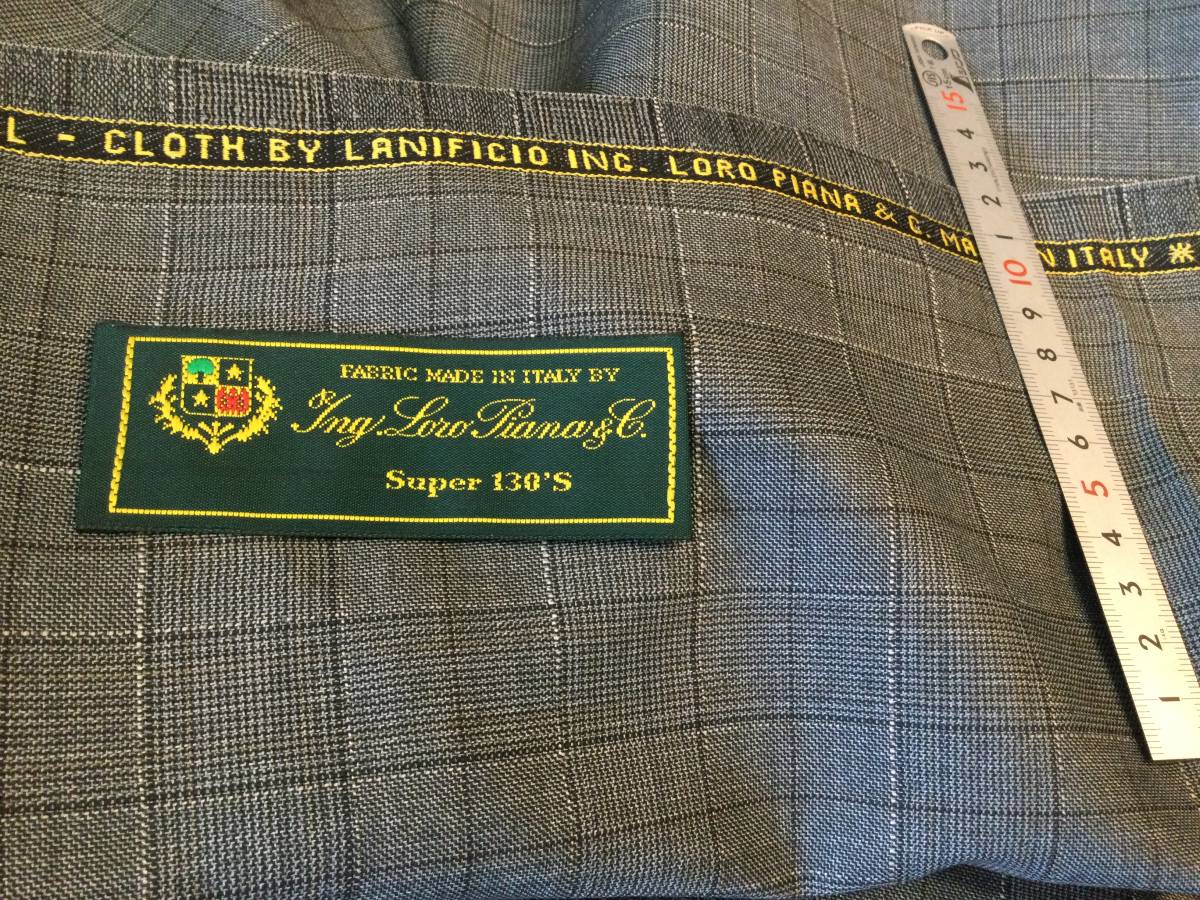 Yahoo!オークション - オーダースーツ生地 LOROPIANA ロロピアーナ グ...