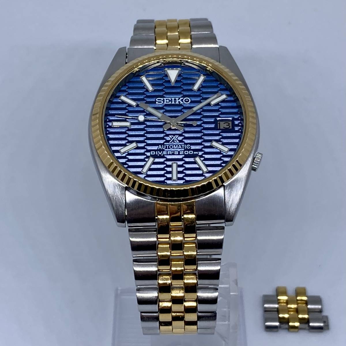 SEIKO・カスタムMOD・デイトジャスト・フルーテッドモチーフ SEIKO・カスタムMOD・デイトジャスト・フルーテッドモチーフ
