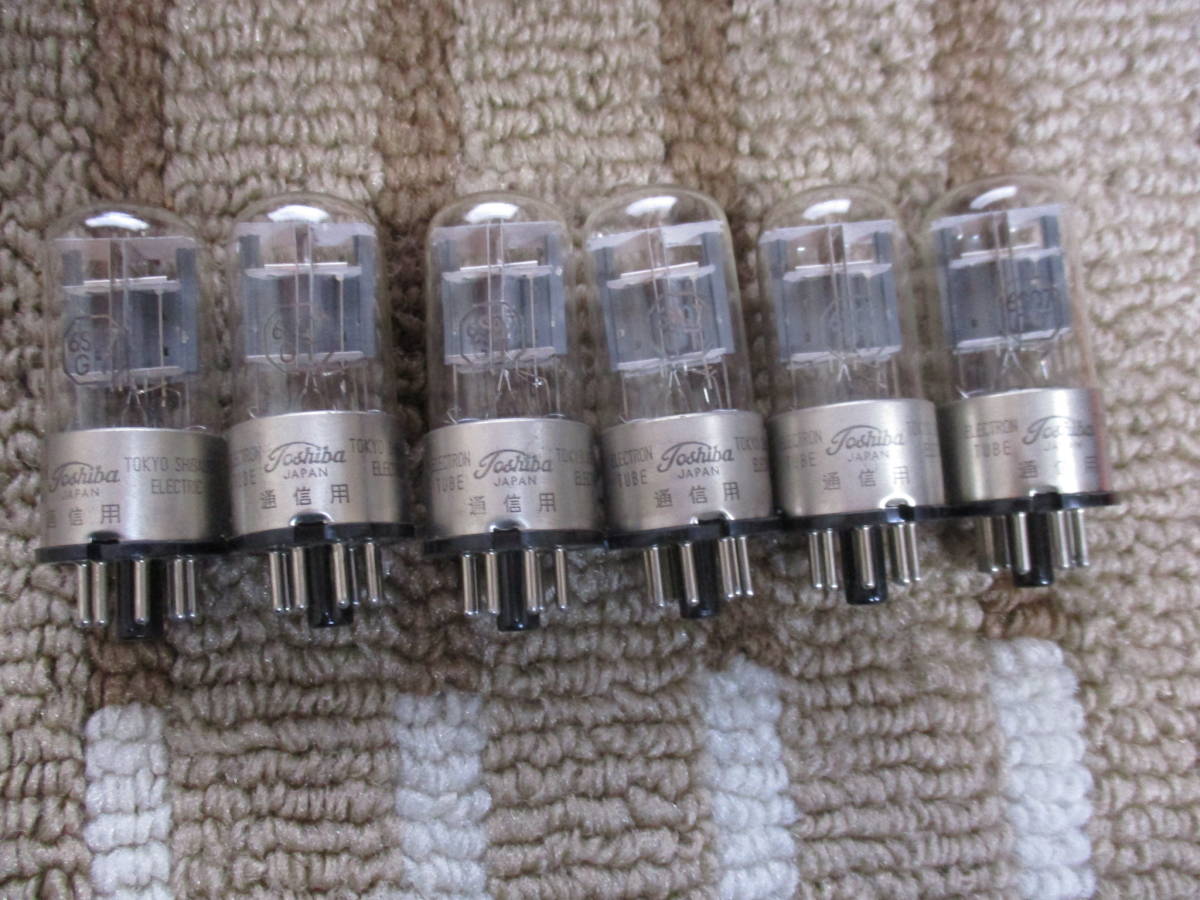 Yahoo!オークション - 真空管 東芝 通信用 6SQ7-GT 6本 現状で