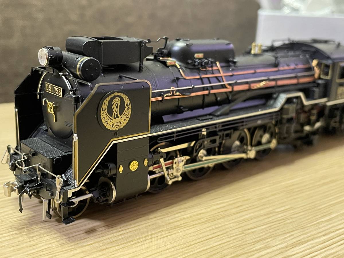 Yahoo!オークション - HO 天賞堂 D51 758号機 お召仕様 Crownモデル No...