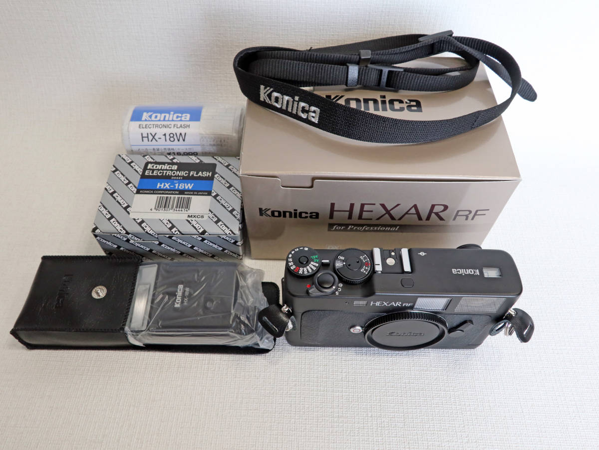 Yahoo!オークション - 希少未使用に近いKonica HEXAR RF レンジ Yahoo!オークション - 希少未使用に近いKonica HEXAR RF レンジ