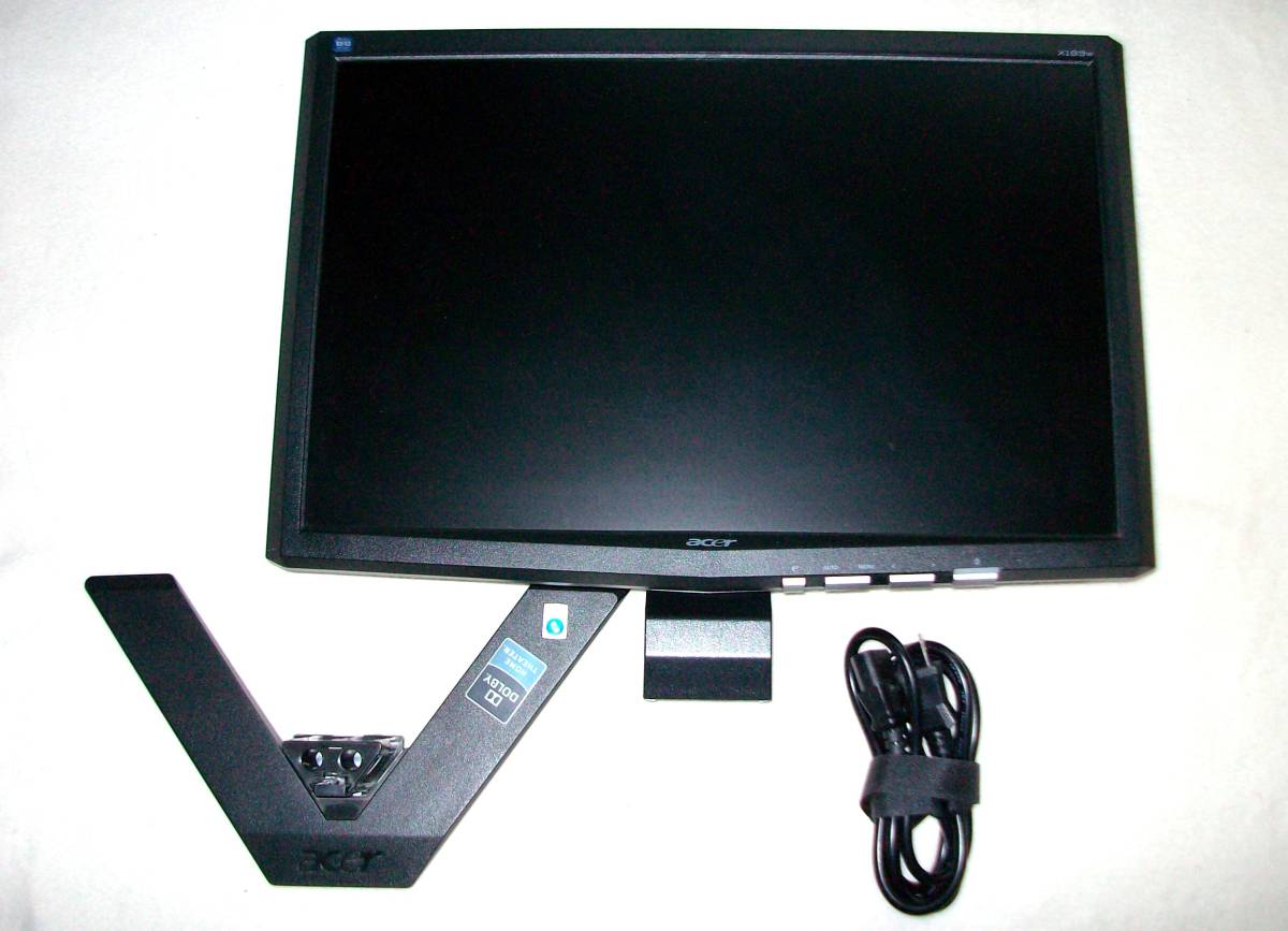 Yahoo!オークション - 美品 acer LCDモニター X193W
