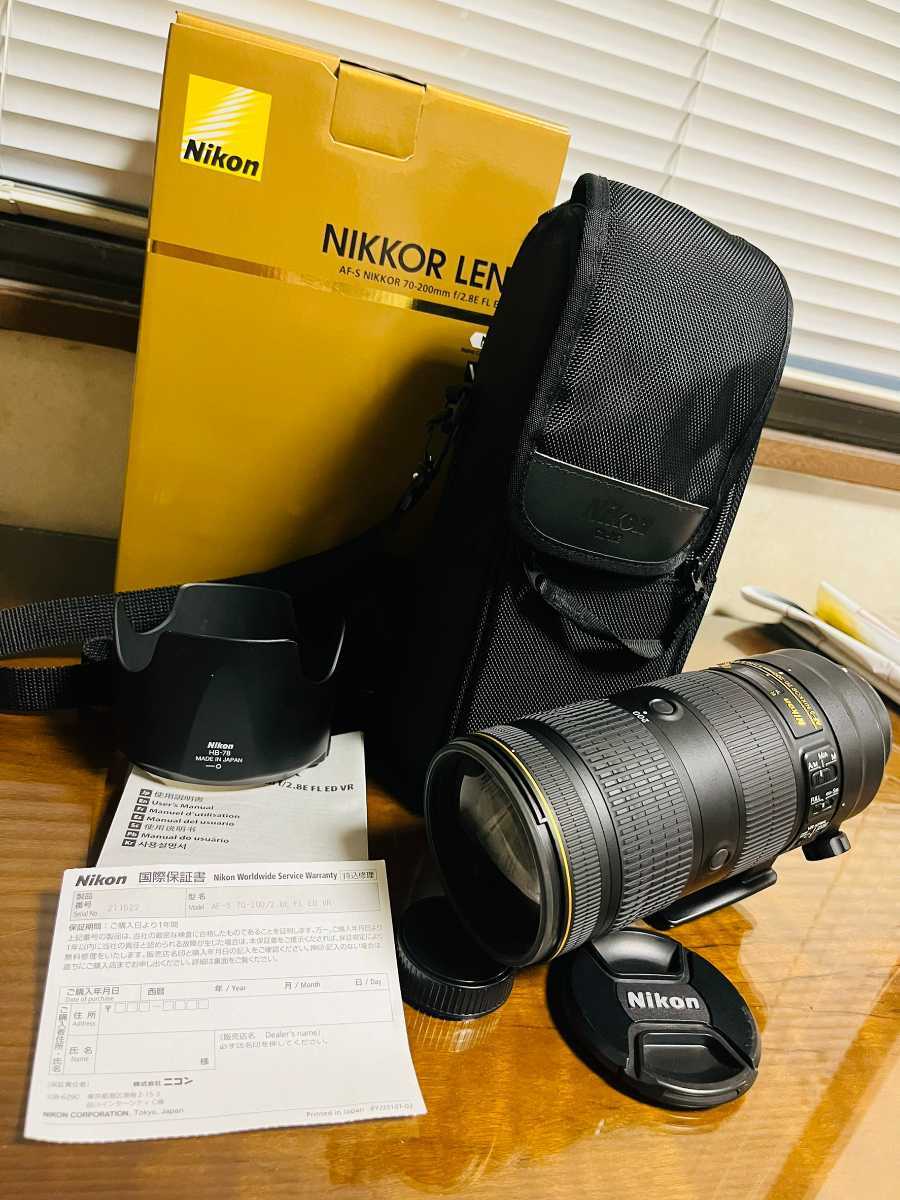 Yahoo オークション Nikon ニコン Af S Nikkor 70 200mm F2 8e Fl Ed
