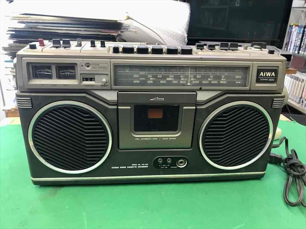 Yahoo!オークション - AIWA アイワ TPR-830 昭和レトロ アンティーク 3...