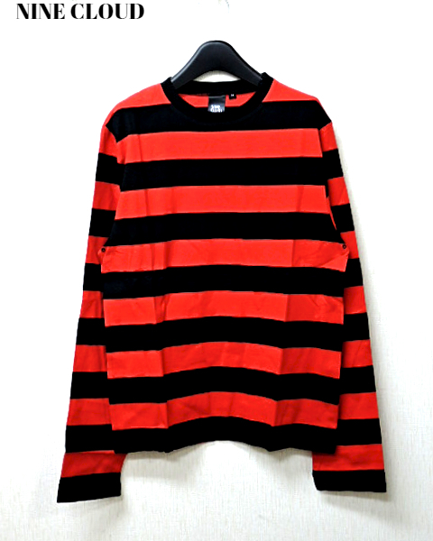 Yahoo!オークション - M 新品【NINE CLOUD ボーダーカットソー Yahoo!オークション - M 新品【NINE CLOUD ボーダーカットソー
