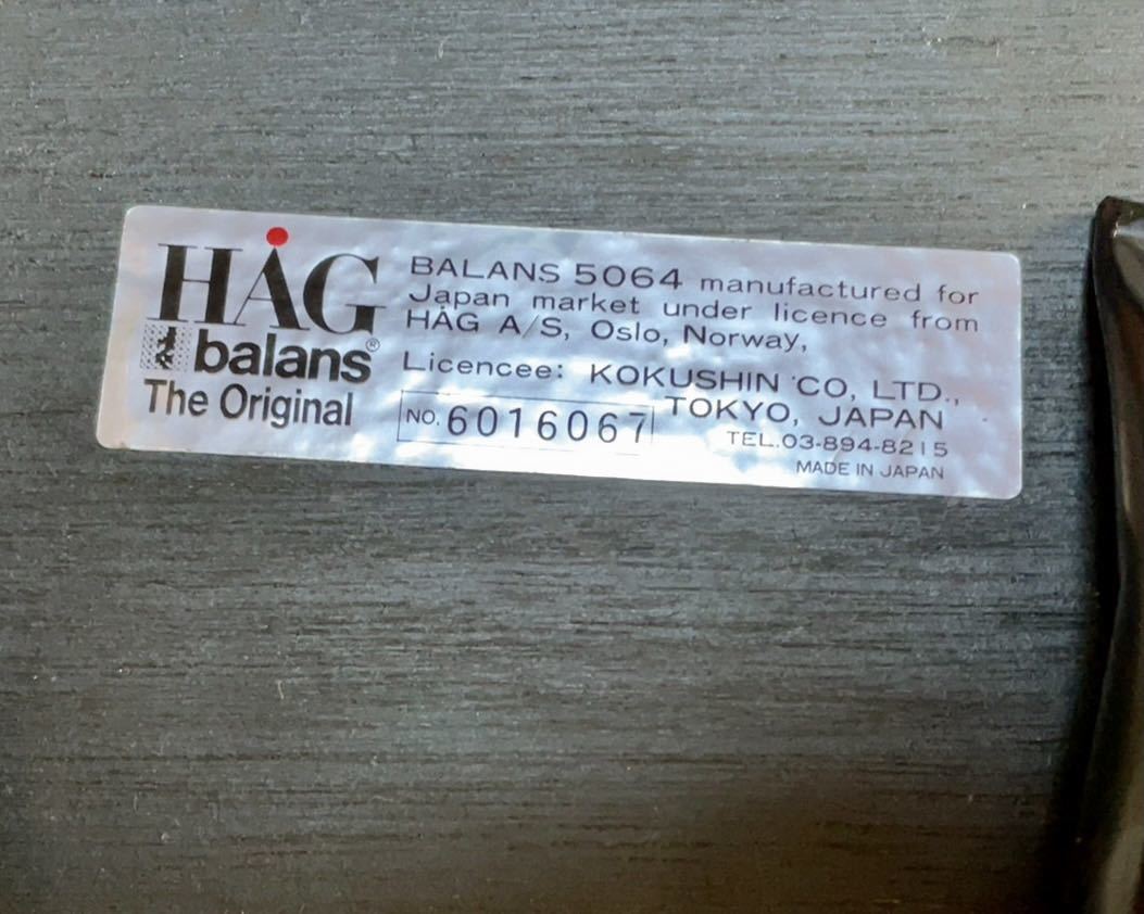 Yahoo!オークション - バランスチェア HAG balans-5064 ホーグ バラン...