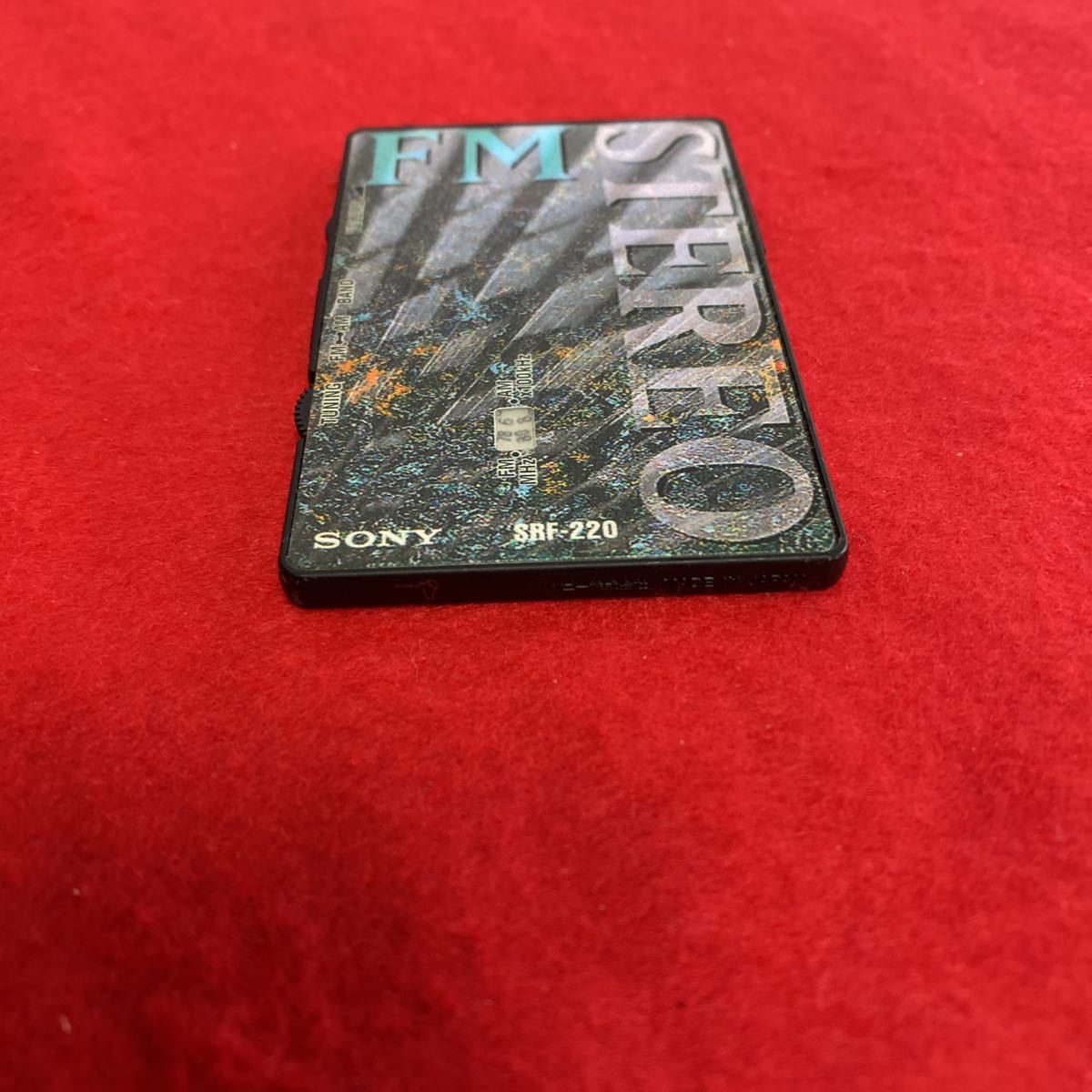 Yahoo!オークション - SONY SRF-220 FM STEREO AM RADIO ラジオ 2BAND ...