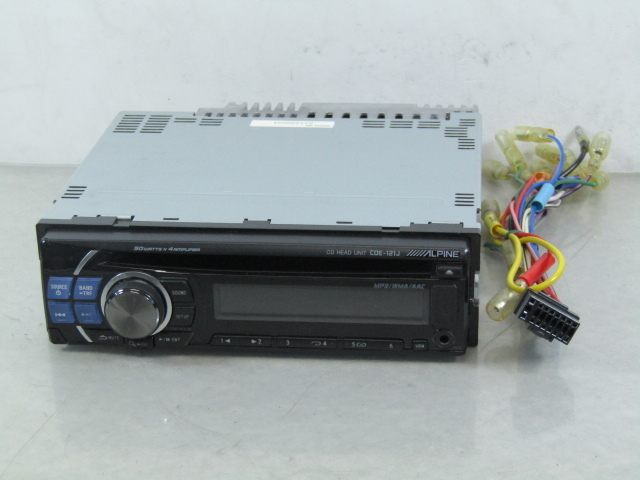 Yahoo!オークション - [63B_A2] アルパイン CDE-121J CD USB チューナ...
