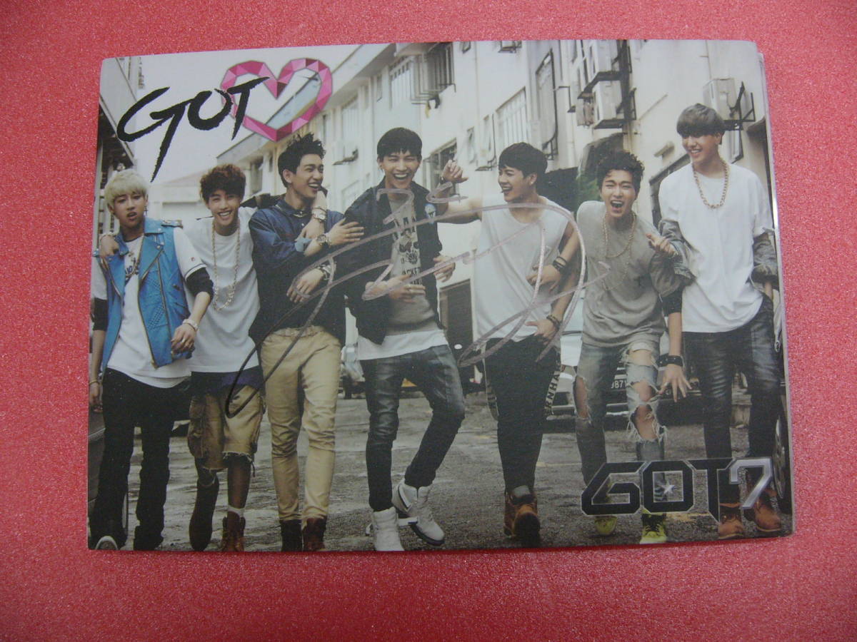 Yahoo!オークション - CD GOT LOVE / GOT7 韓国盤 サイン入り