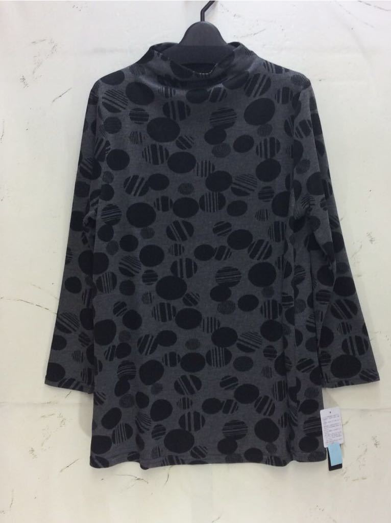 Yahoo!オークション - [M399]長袖Ts [ M-L 黒/水玉] しっとり柔らか ...