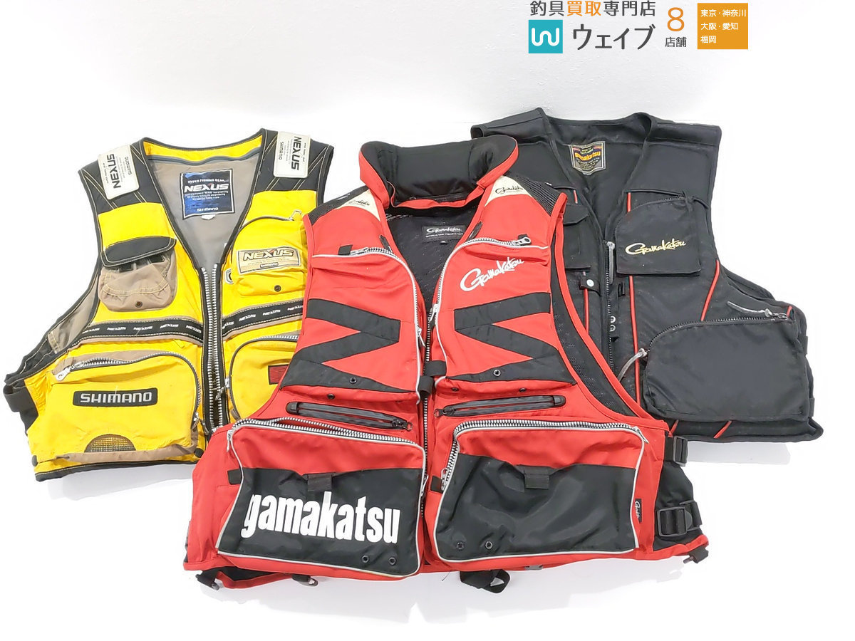 Yahoo!オークション - がまかつ フローティングベスト GM-2154 シマノ ...