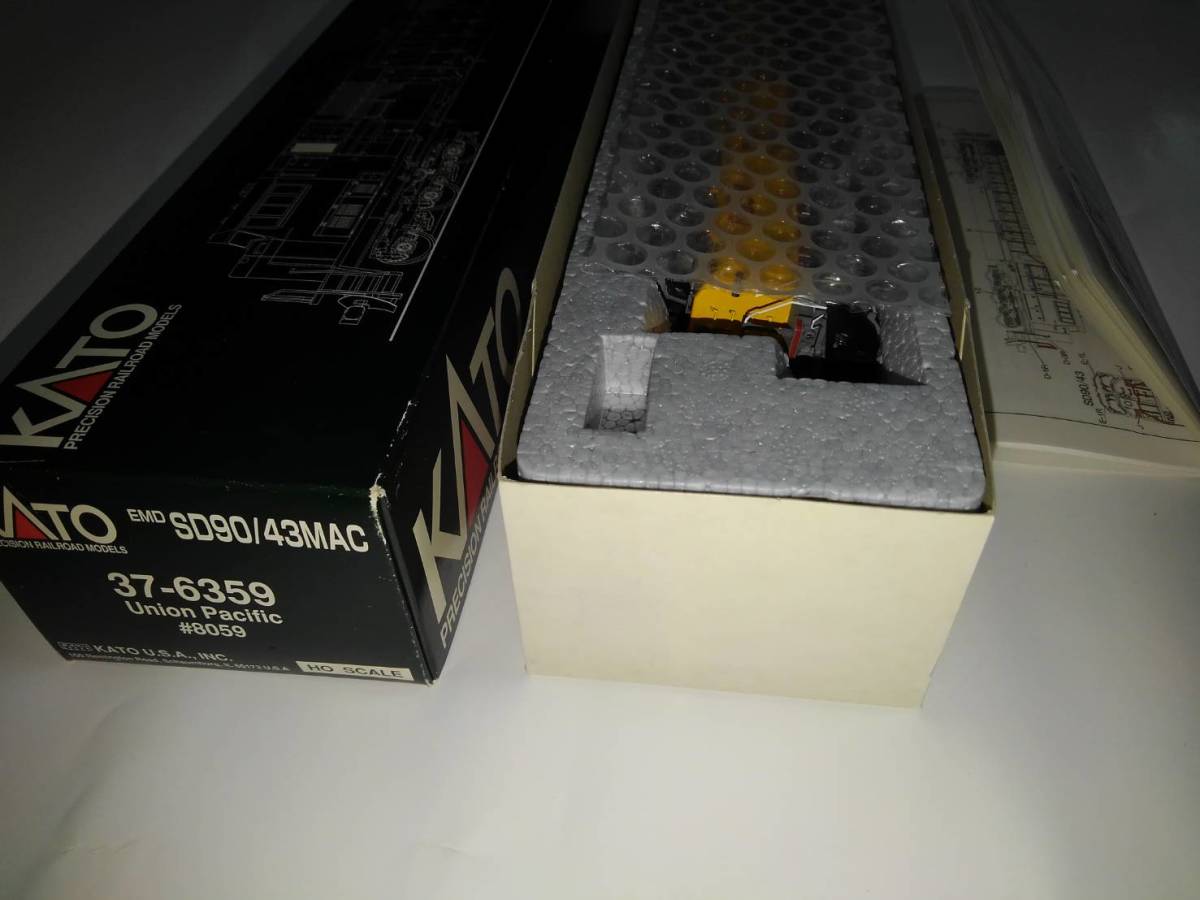 Yahoo!オークション - KATO HO 37-6359 EMD SD90/43MAC Union Pacific...
