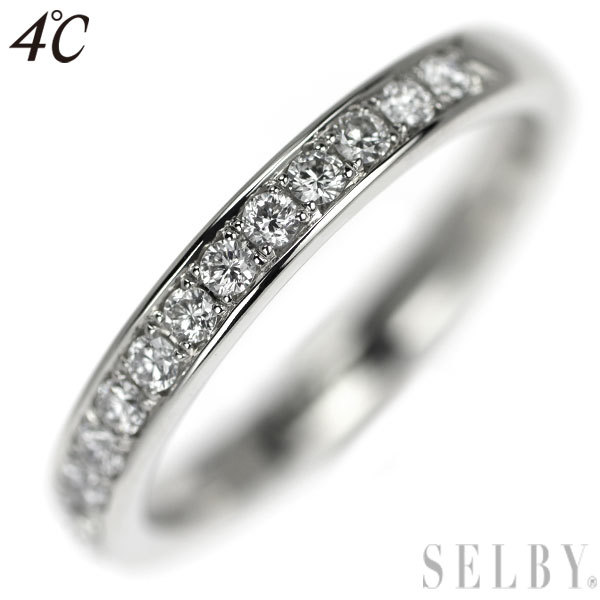 Yahoo!オークション - 1円～ 4℃ Pt950 ダイヤモンド リング SELBY