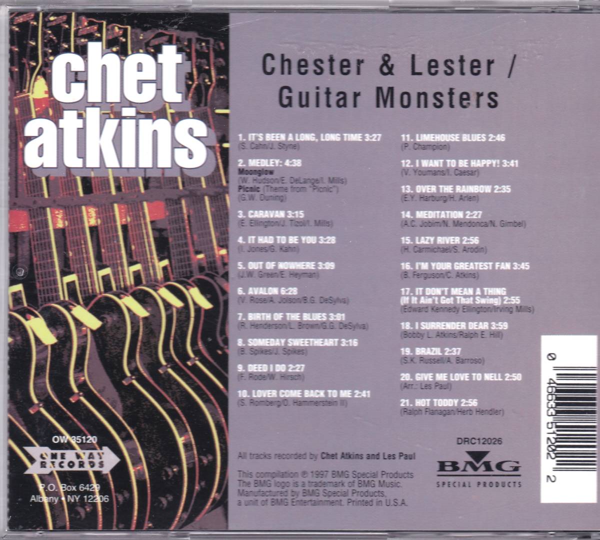 Yahoo!オークション - CHET ATKINS＆LES PAUL(チェット・アトキンス&...